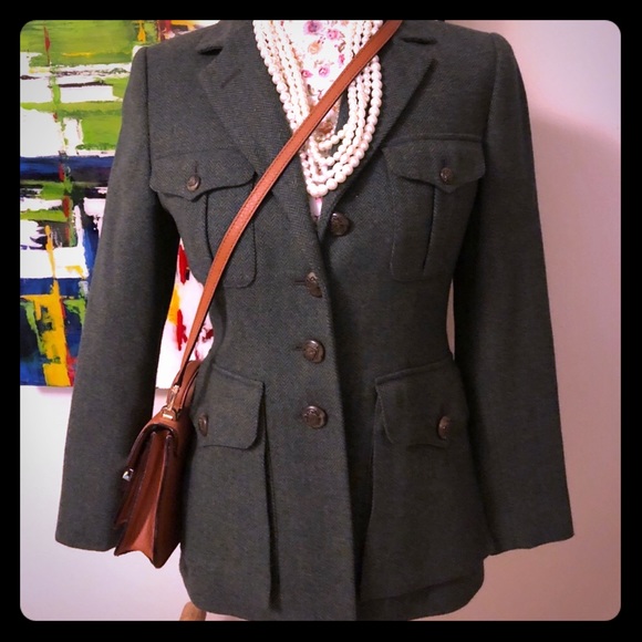 Ralph Lauren | Jackets & Coats | Rare Rl Wool Equestrian Coat Flash ...